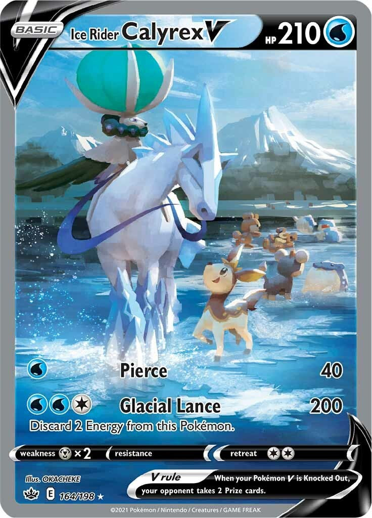 Ice Rider Calyrex V (Alternate Full Art) [SWSH06 - 164/198] – Hobby ...
