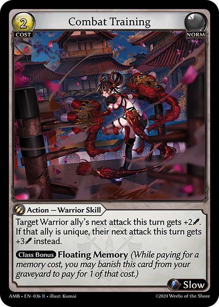 Combat Training [036][R] - Mortal Ambition – Hobby Stop TCG