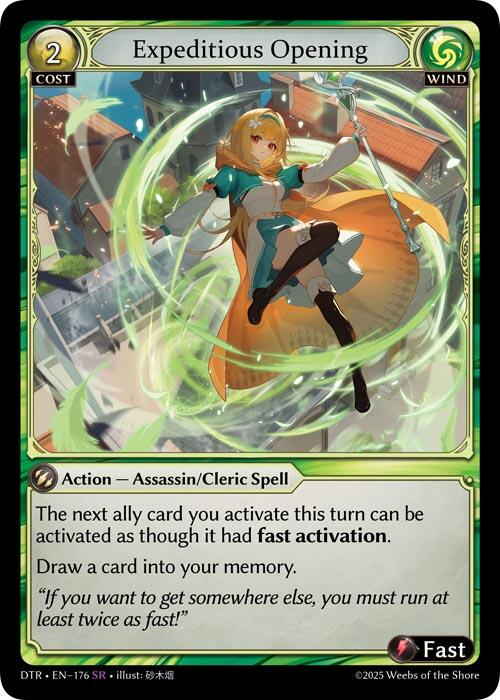 Expeditious Opening [DTR1E - 176] – Hobby Stop TCG